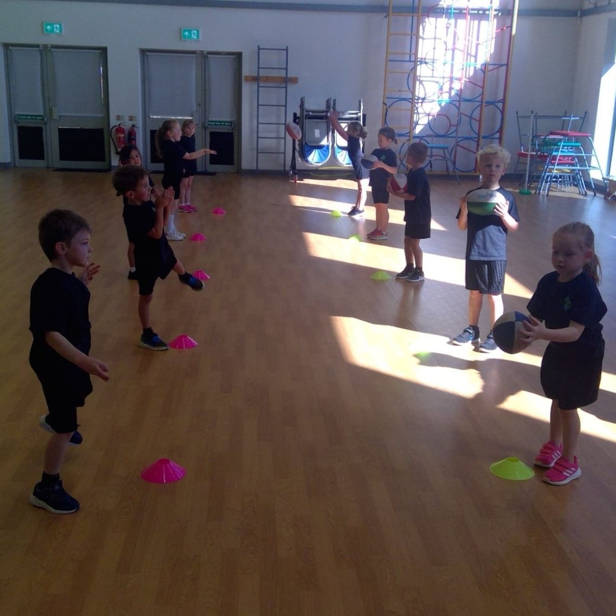 Sherford Vale School and Nursery - P.E with Rabbit class